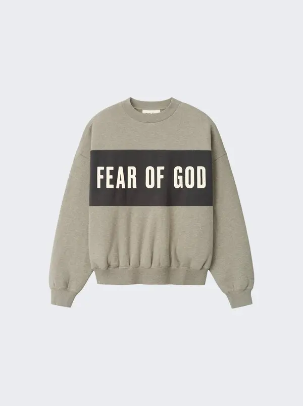 Fear Of God Cropped Relaxed Panelled Sweatshirt - Multi