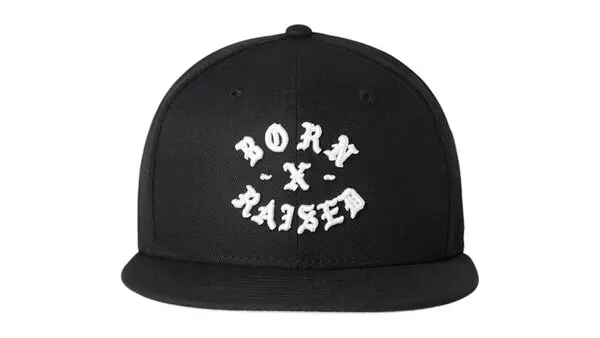 BORN X RAISED On The Turf Fitted Hat - Black