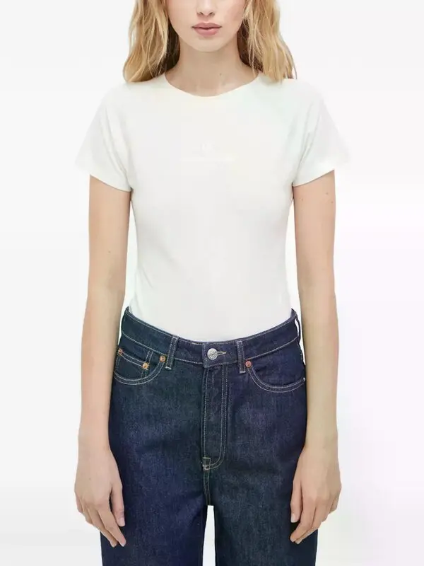 SAMSOE SAMSOE Raglan-sleeved Logo-print T-shirt