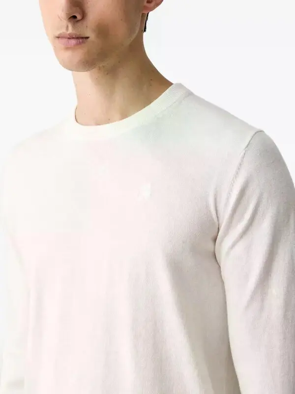Karl Lagerfeld Logo-patch Crew-neck Sweater