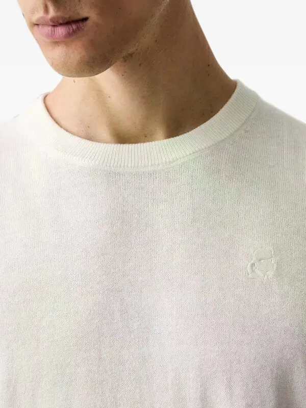 Karl Lagerfeld Logo-patch Crew-neck Sweater