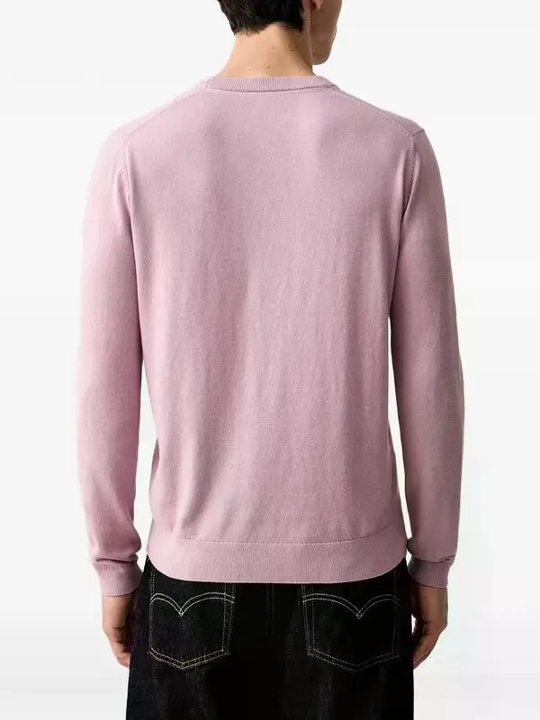 Karl Lagerfeld Logo-embroidered Crew-neck Sweater