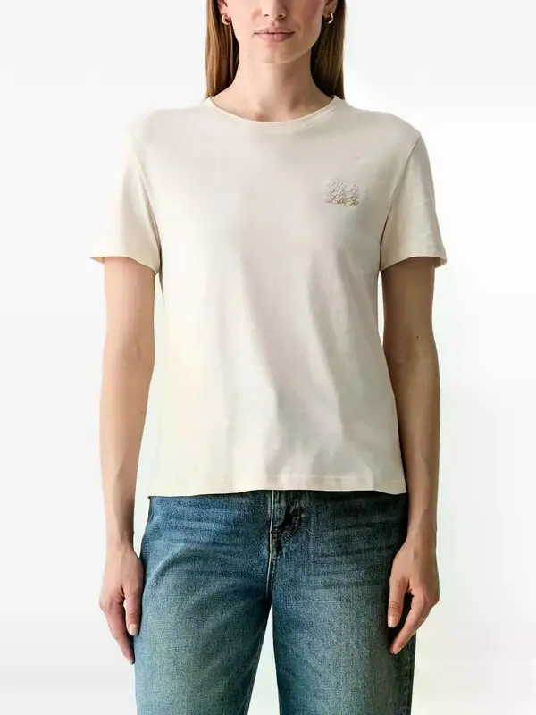 Liu Jo Logo-embroidered T-shirt