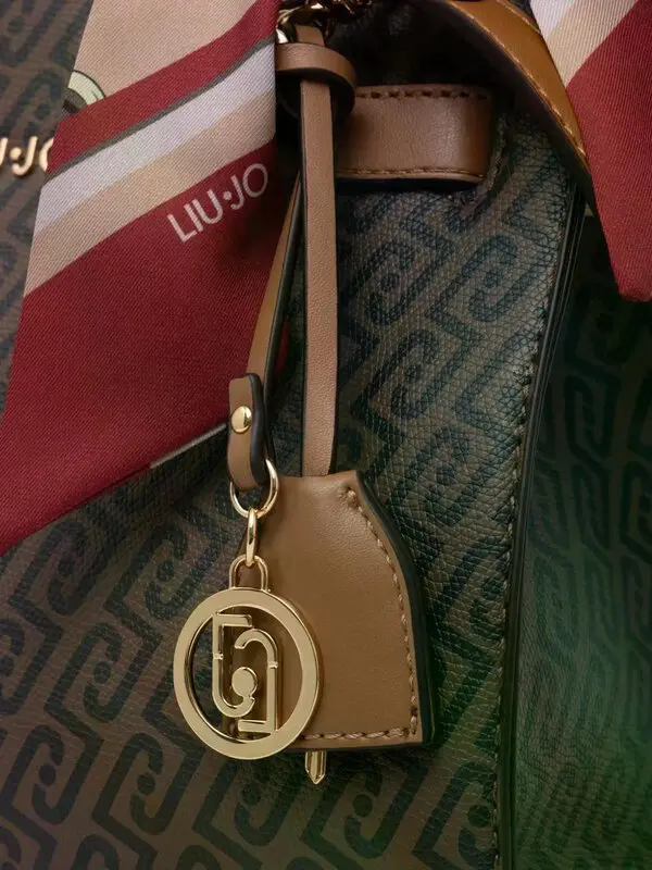 Liu Jo Monogram-pattern Scarf-detail Tote Bag