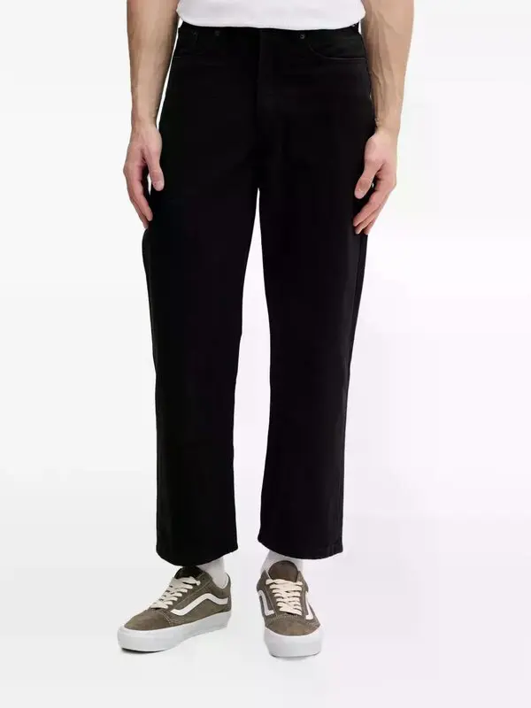 VANS Logo-patch Straight-leg Jeans