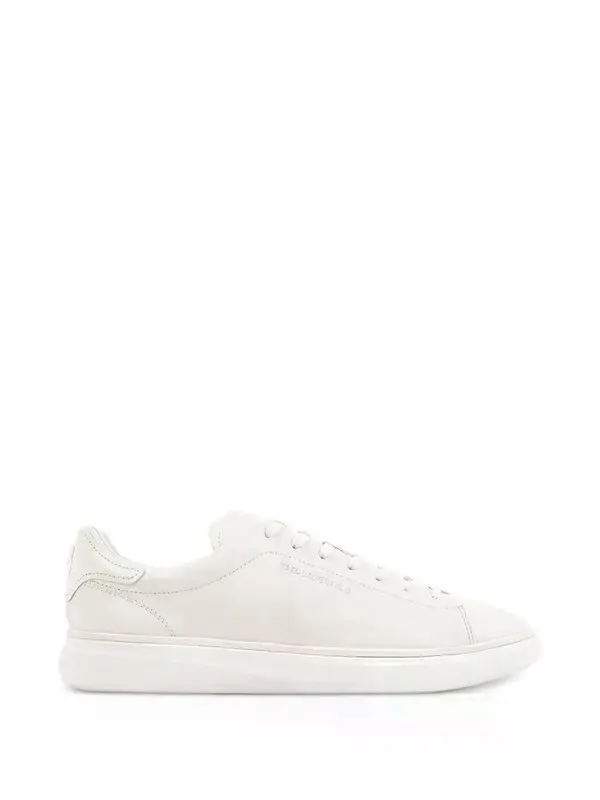 Karl Lagerfeld Logo-embossed Leather Sneakers - White