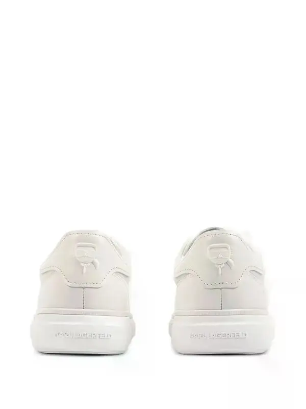 Karl Lagerfeld Logo-embossed Leather Sneakers