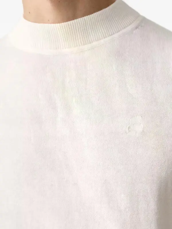 Karl Lagerfeld Logo-patch Mock-neck Sweater