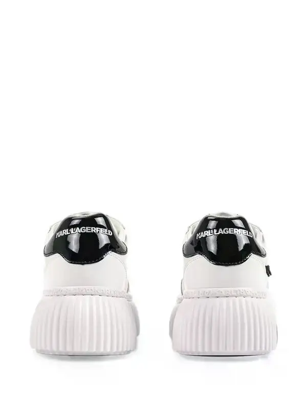 Karl Lagerfeld Pearl-embellished Platform Sneakers