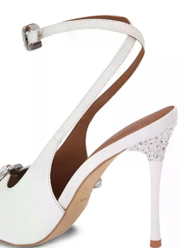 Kurt Geiger Crystal-embellished Pointed-toe Pumps