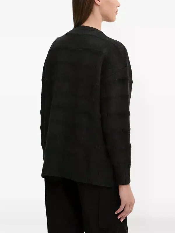 VANS Fuzzy-knit V-neck Cardigan