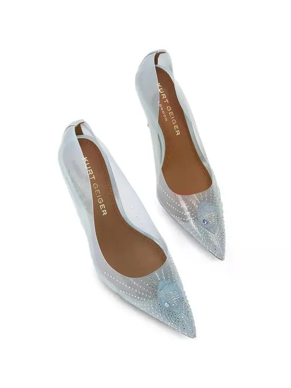 Kurt Geiger Crystal-embellished Eagle Pumps