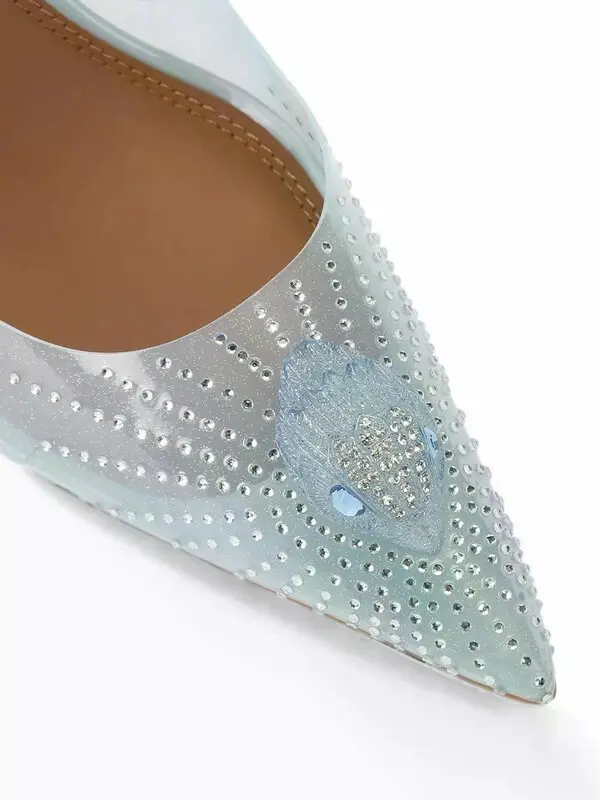 Kurt Geiger Crystal-embellished Eagle Pumps