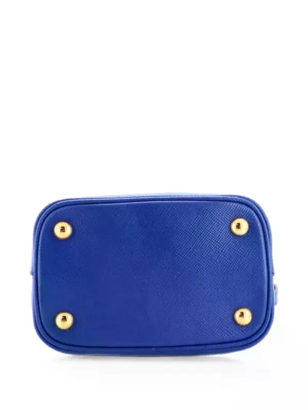 Prada Panier Saffiano Leather Small Bucket Bag