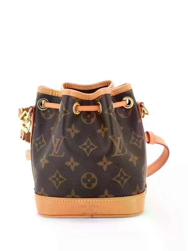 LOUIS VUITTON Monogram Canvas Nano Bucket Bag