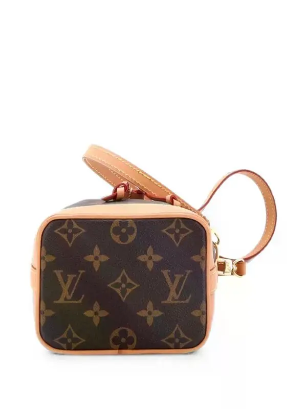 LOUIS VUITTON Monogram Canvas Nano Bucket Bag