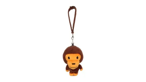 A BATHING APE Baby Milo Plush Doll 2way Shoulder Bag - Brown