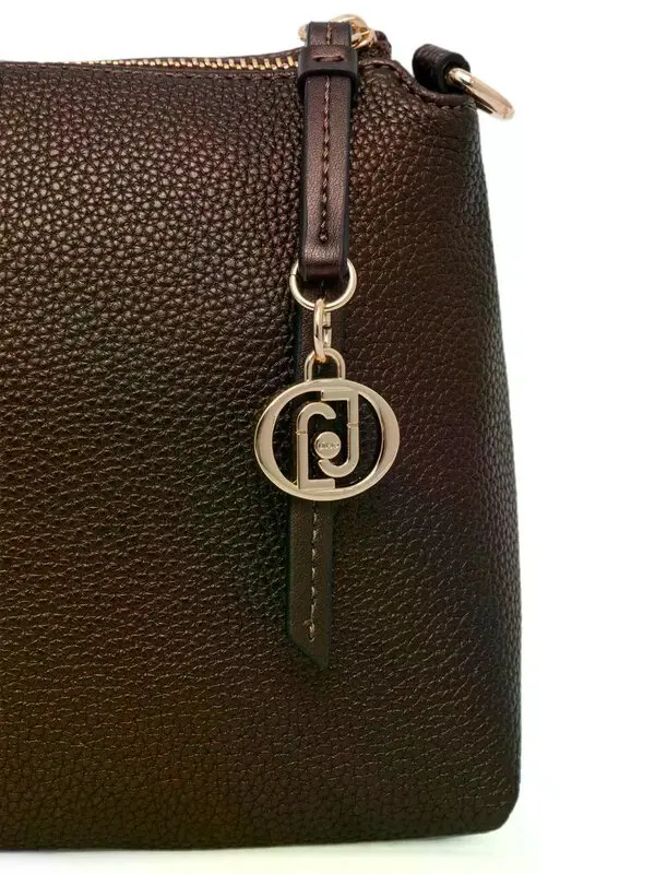 Liu Jo Pebbled Logo-charm Shoulder Bag