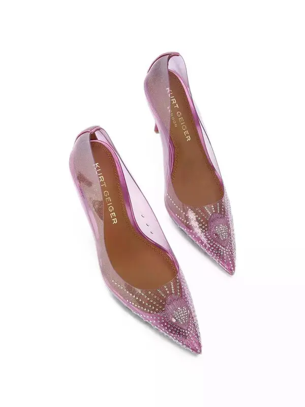 Kurt Geiger Crystal-embellished Eagle Pumps