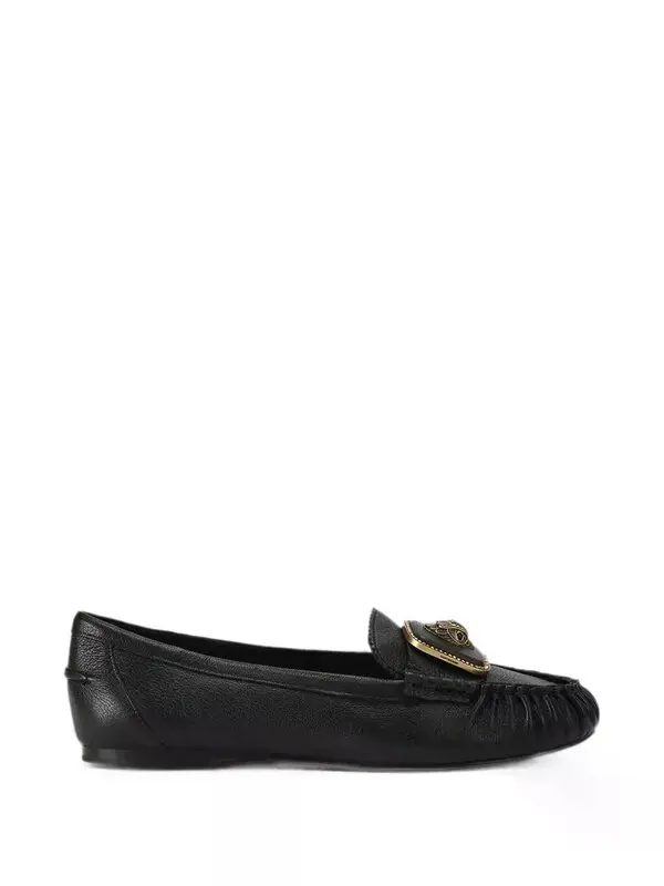 Kurt Geiger Eagle-plaque Leather Loafers