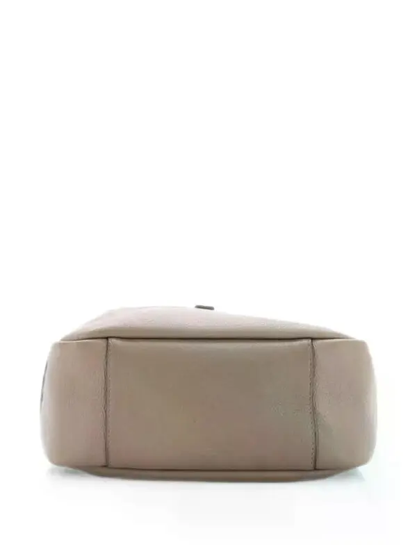 Saint Laurent Le 5 A 7 Supple Leather Small Hobo Bag - Neutrals