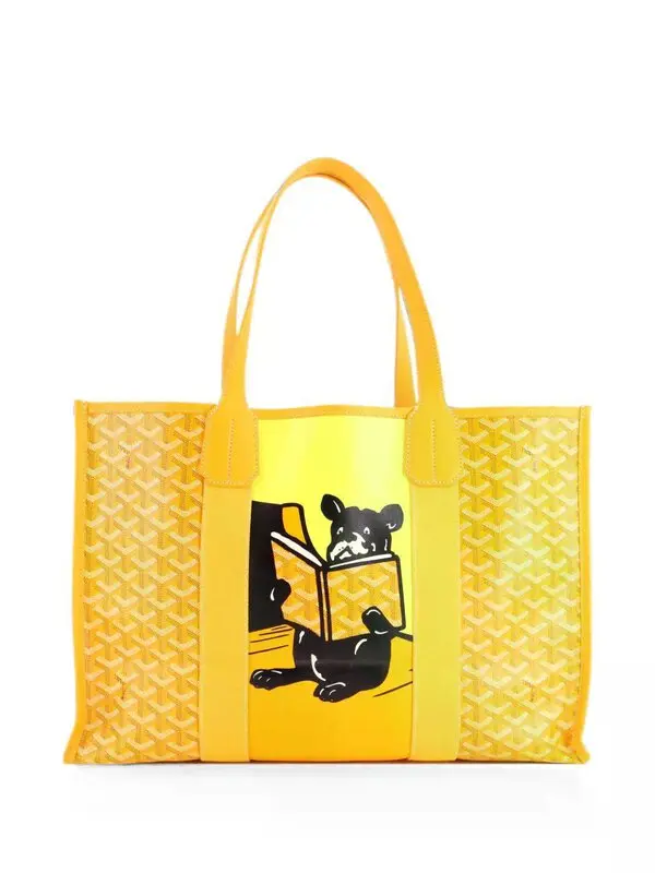 Goyard Villette Printed Coated Canvas Mm Tote Bag - Yellow