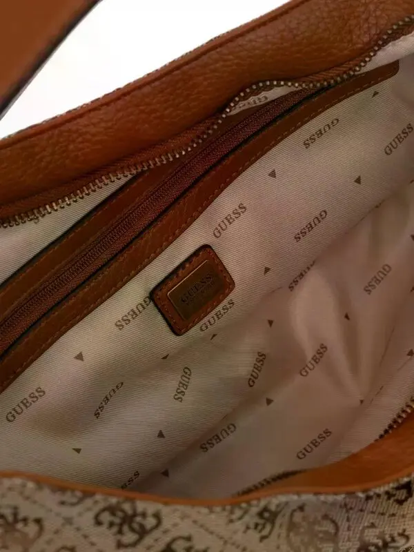 Guess Logo-monogram Buckle Tote Bag