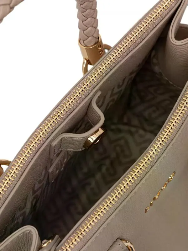 Liu Jo Braided-handle Logo-plaque Tote Bag