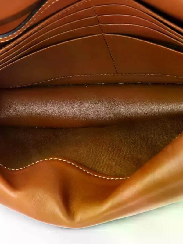 Celine Triomphe Coated Canvas Wallet On Strap Crossbody Bag