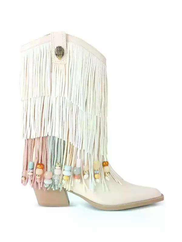 Kurt Geiger Fringed Beaded Boots