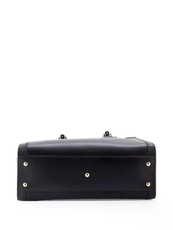 Gucci Diana Nm Bamboo Handle Leather Small Tote Bag - Black