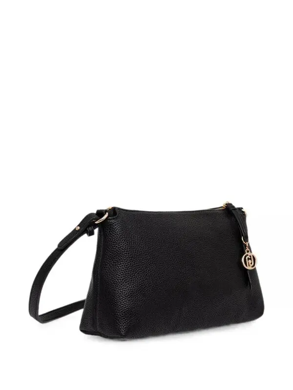 Liu Jo Logo-charm Pebbled-effect Shoulder Bag