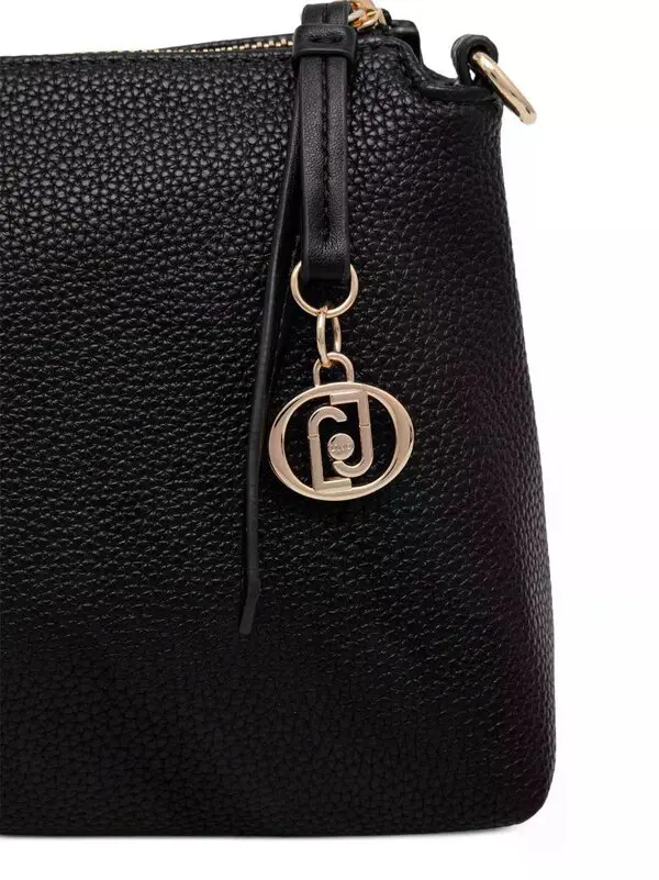 Liu Jo Logo-charm Pebbled-effect Shoulder Bag