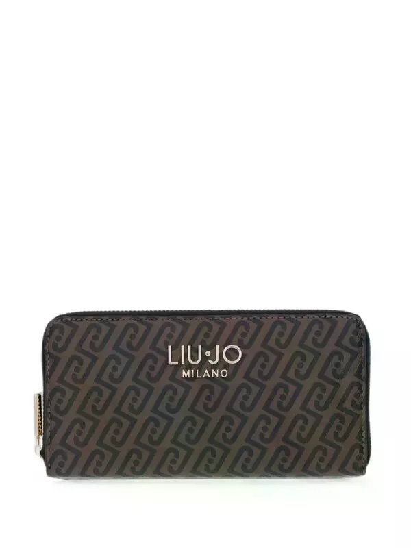 Liu Jo Monogram-pattern Zip-around Wallet