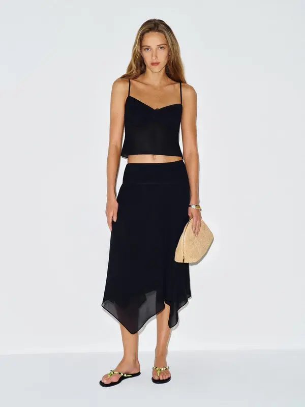 REFORMATION Marielle Two Piece Set - Black