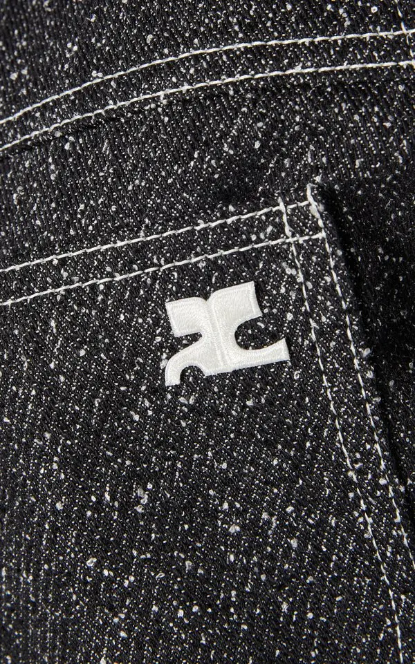 COURREGES Denim Tweed Overshirt