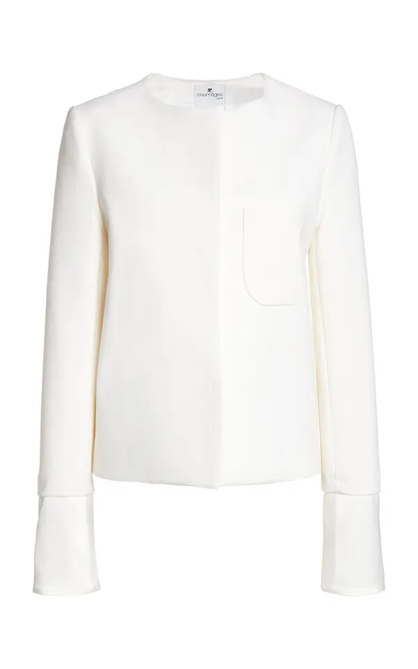COURREGES Tailored Satin Jacket