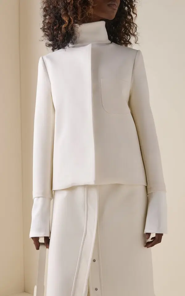 COURREGES Tailored Satin Jacket