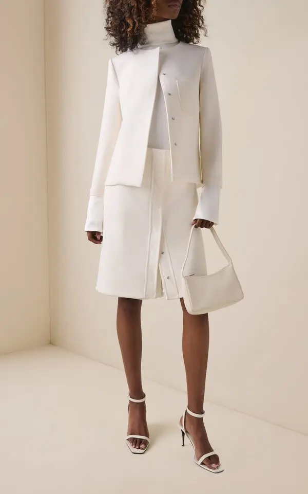 COURREGES Tailored Satin Jacket