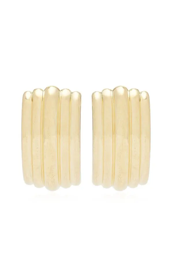MEGA Large Waterfall 14k Vermeil Earrings - Gold