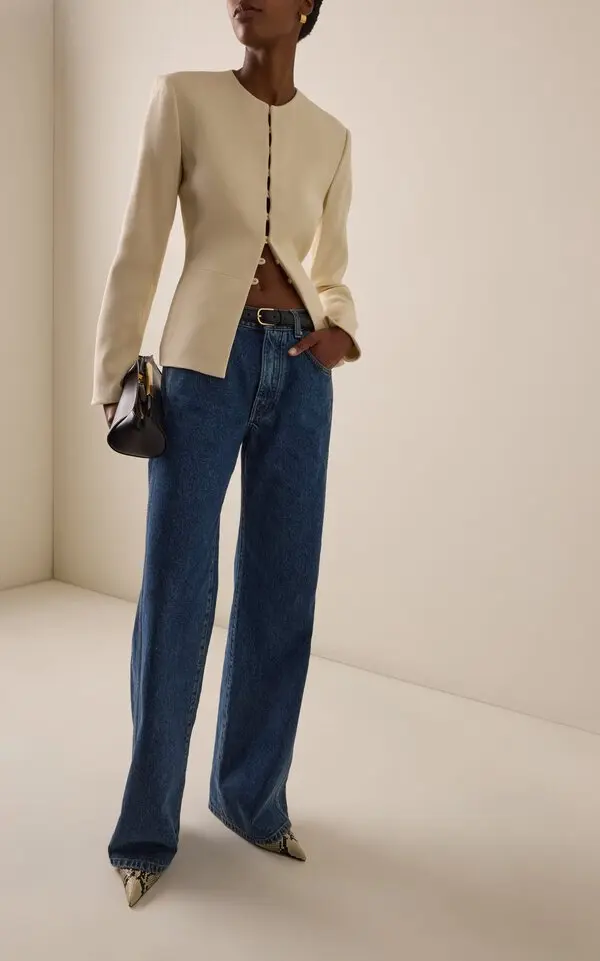 Balmain Straight Denim Pants