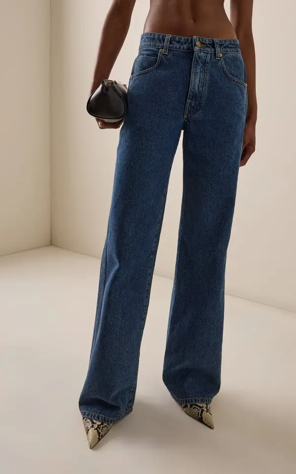 Balmain Straight Denim Pants