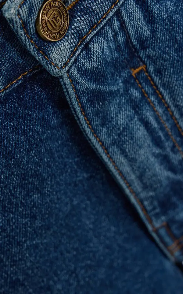 Balmain Straight Denim Pants
