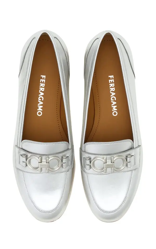 FERRAGAMO Bax Leather Loafers