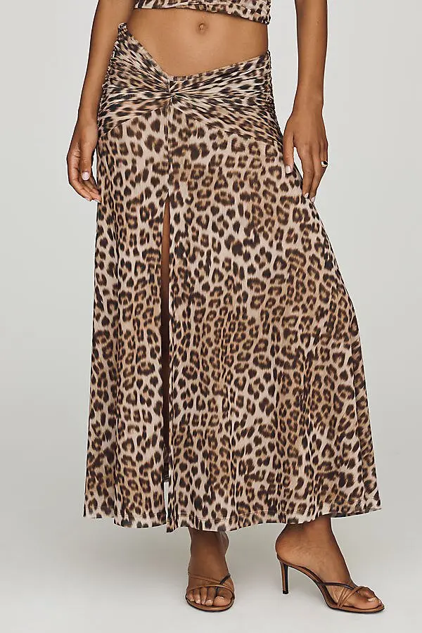 Bardot Elera Mesh Maxi Skirt
