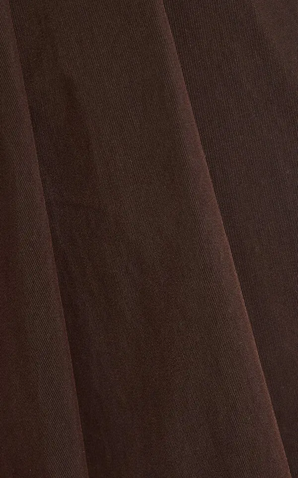 Co Cotton Twill Wide Leg Pleated Pants