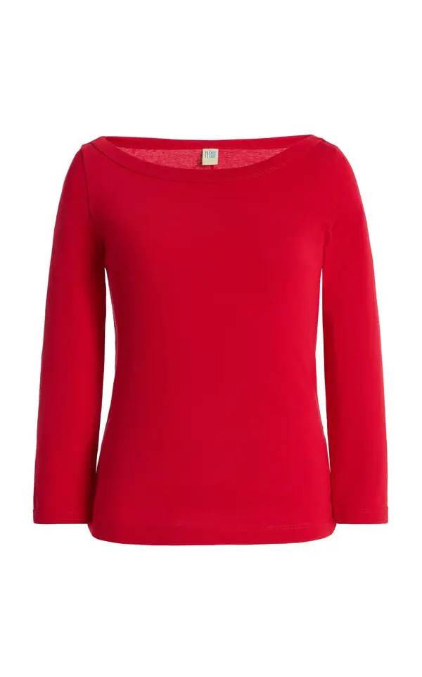 FLORE FLORE Steffi Cotton T-shirt - Red