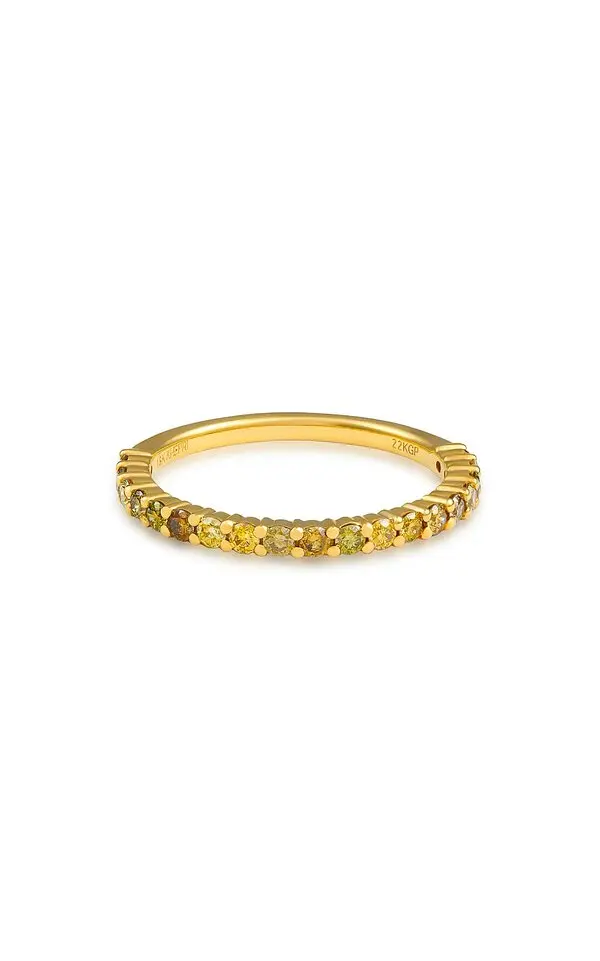 KHEPRI Fancy Color Diamond Petite Eternity Band - Multi