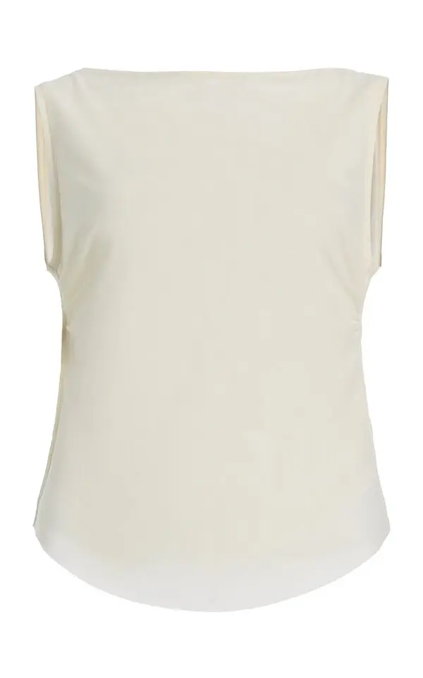 Bond Eye Lia Layered Mesh Tank Top - White