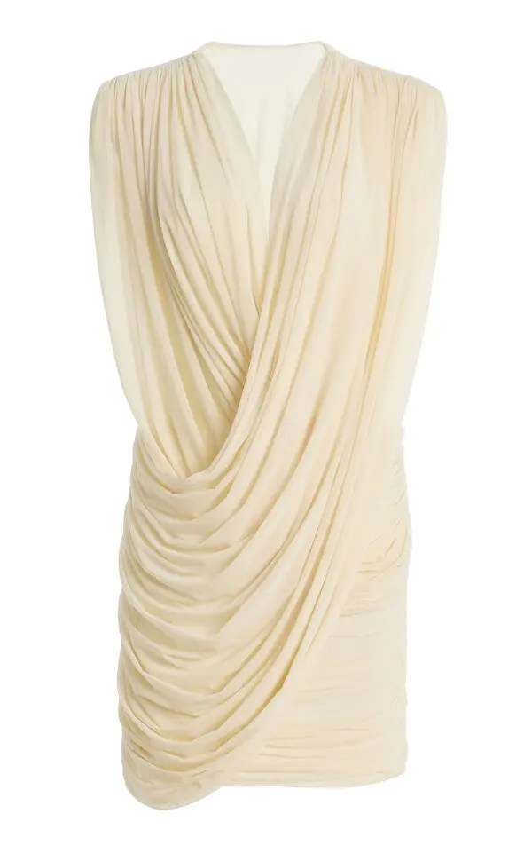 MAYGEL CORONEL Numa Jersey Mini Dress - Ivory
